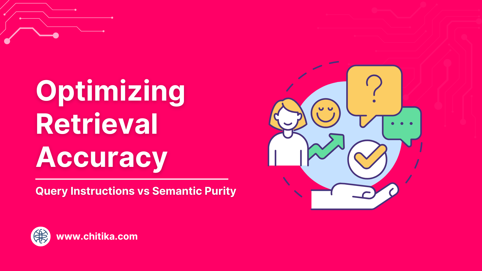 Optimizing RAG: Query Instructions vs Semantic Purity
